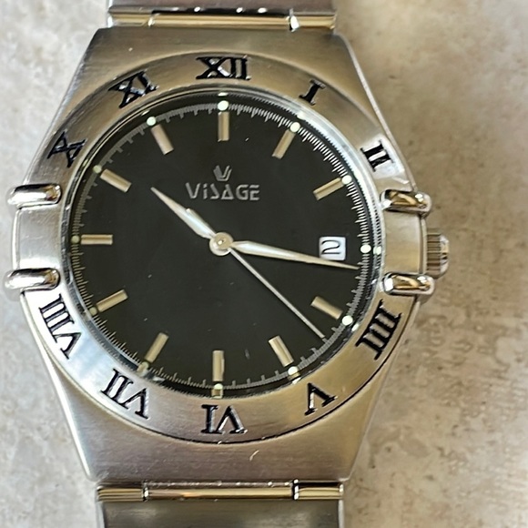 visage | Accessories | Visage Men Battery Water Resistant Stainless ...